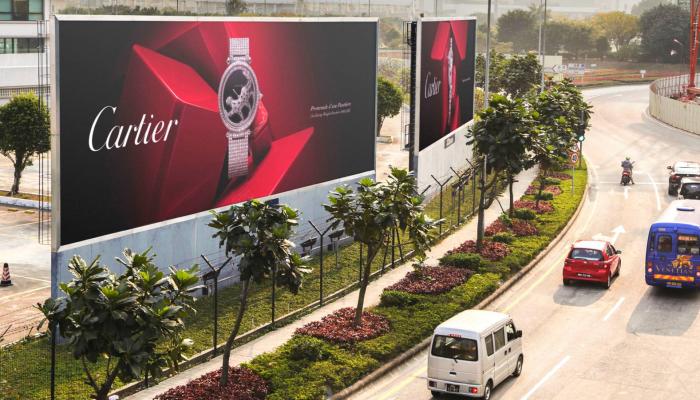 Exterior Billboard - Cartier | JCDecaux Transport