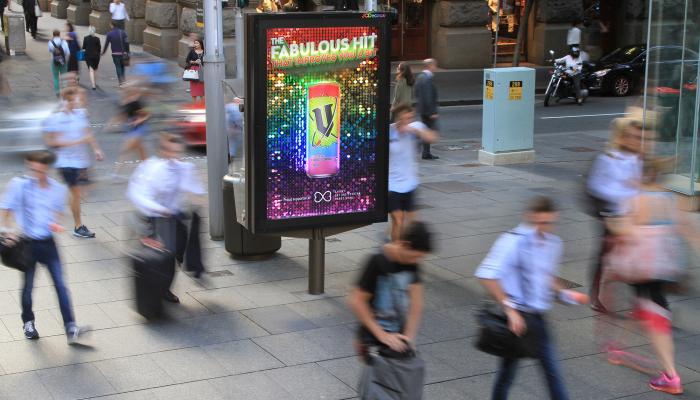 JCDecaux and Frucor help make us look fabulous for Mardi Gras with out ...