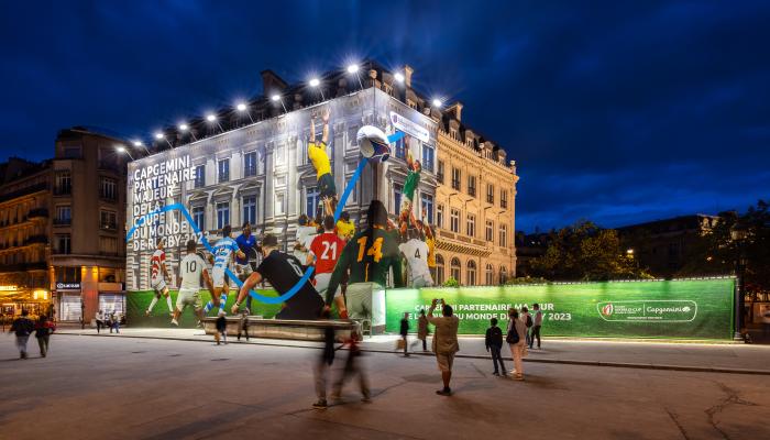 Wallwrap on Capgemini HQ offices - Paris | JCDecaux