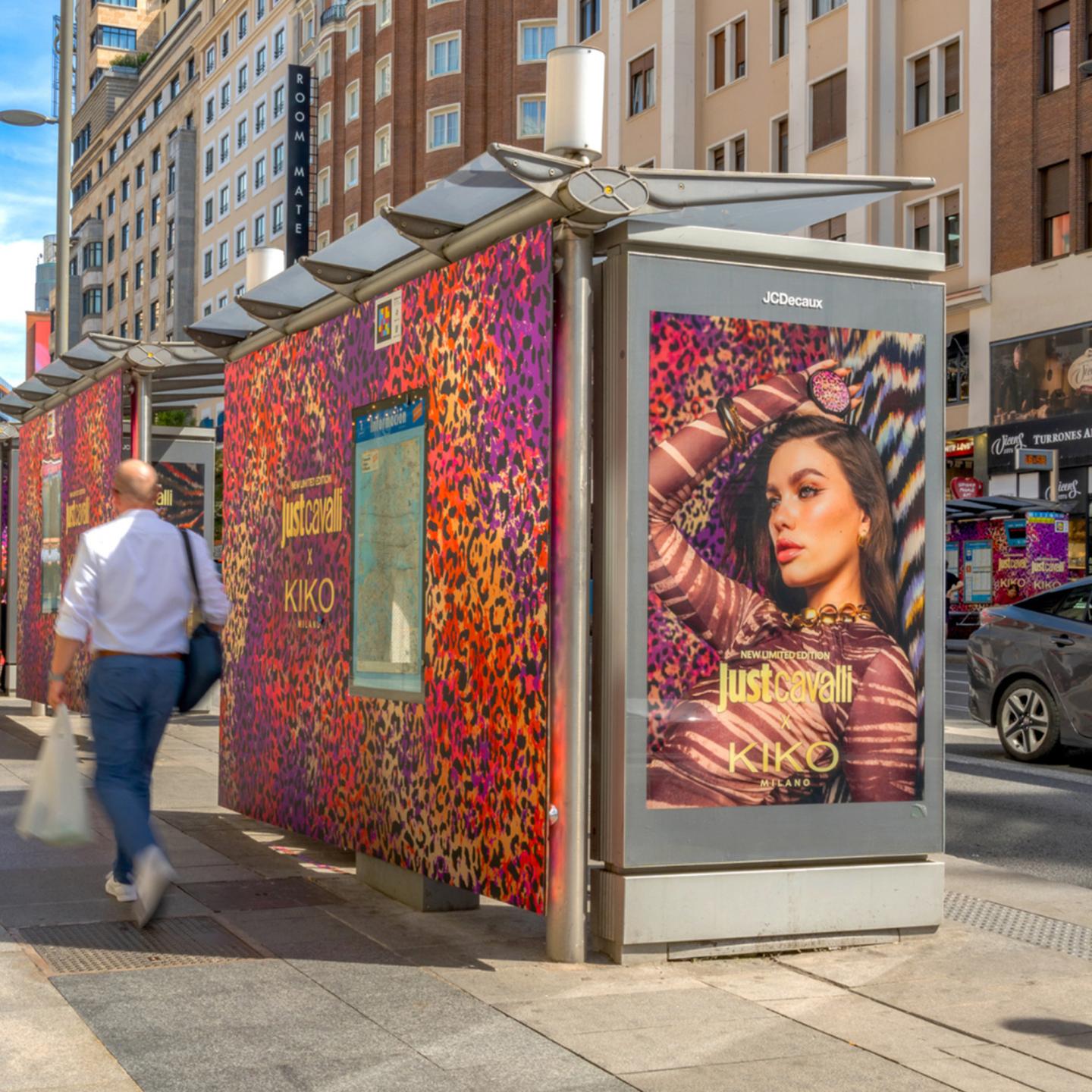 Just Cavalli x Kiko Milano | Milan & Madrid | JCDecaux