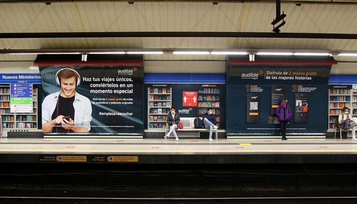 Audible realiza una campaña exclusivamente en Exterior y demuestra la eficacia del medio ...