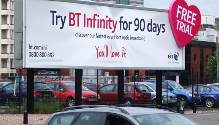 BT Infinity Premiere Special in the heart of Belfast city | JCDecaux ...