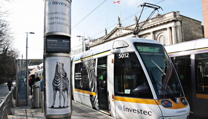 Investec 'Invest' in Luas! | JCDecaux Ireland
