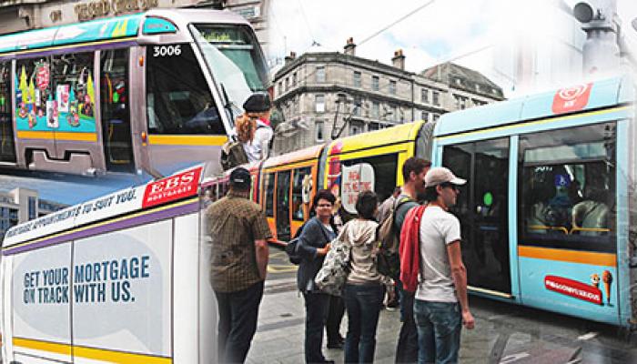 Luas passenger numbers reached over 32 million in 2014 | JCDecaux Ireland