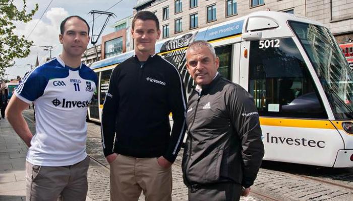 Investec and Luas – A sporting photo opportunity | JCDecaux Ireland