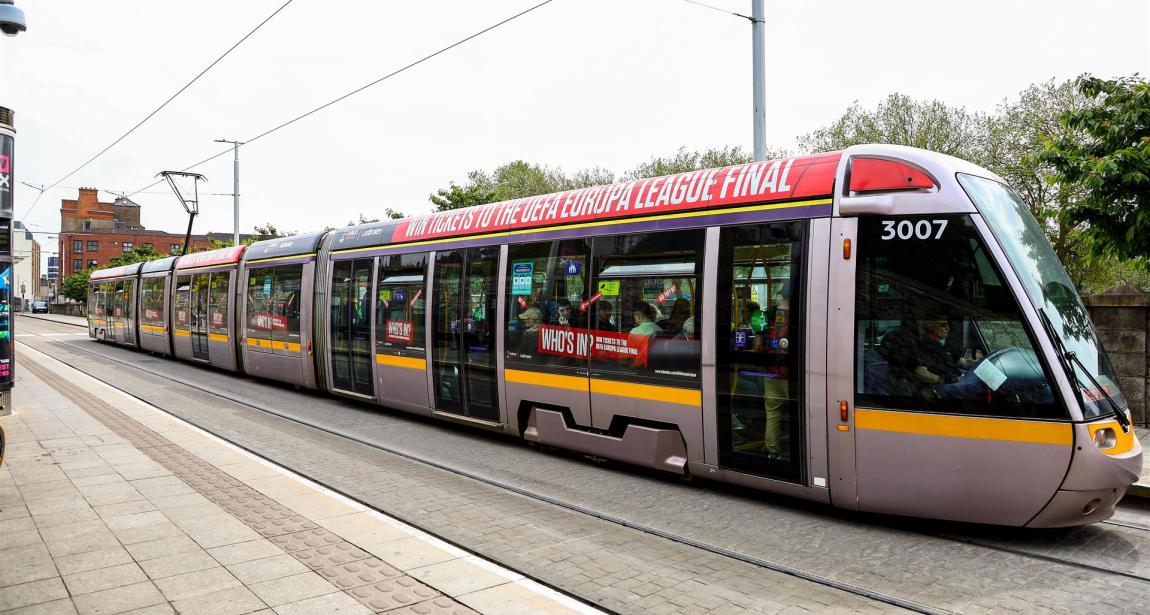 Luas passenger numbers are at record levels | JCDecaux Ireland