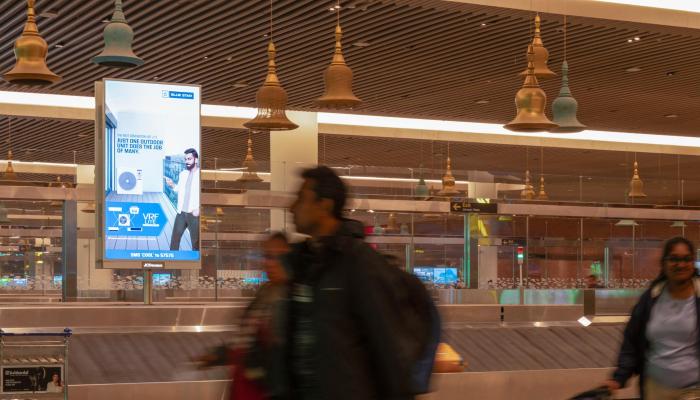 JCDecaux’s Digital Screens at Terminal 2 of KIAB captures passengers at ...