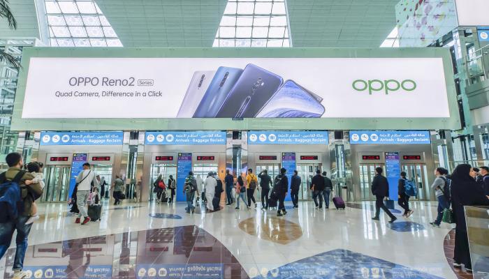 OPPO MAKES AN ICONIC DEBUT AT DUBAI INTERNATIONAL | JCDecaux Middle East