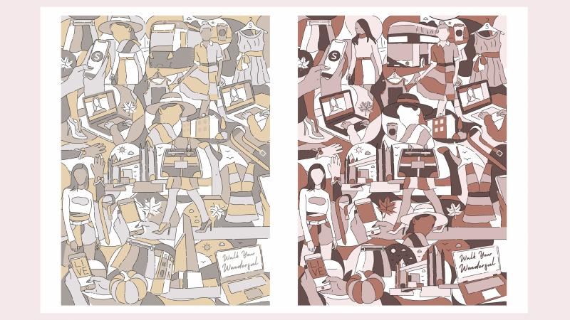 Mural-inspired art launches the first SHEIN online fashion show in Out ...