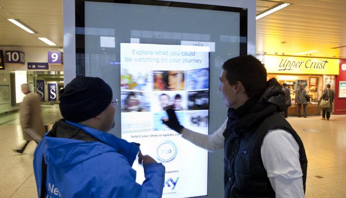 Sky Go Extra 'owns' stations | JCDecaux UK