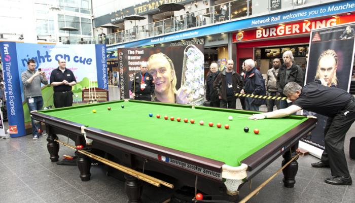 Snooker experiential campaign | JCDecaux UK