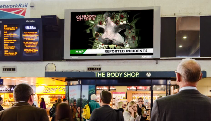 Zombie mania hits stations | JCDecaux UK
