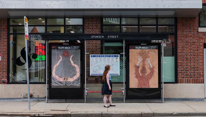 JCDecaux OOH as a Canvas: Felipe Baeza: Unruly Forms | JCDecaux