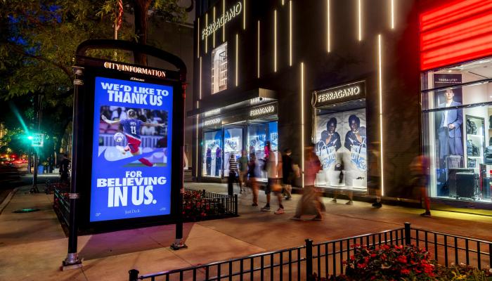Nike Leverages Reactive DOOH During Olympic Games | JCDecaux