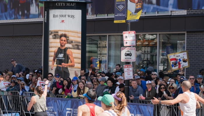 Race-side OOH Advertising During the Boston Marathon | JCDecaux